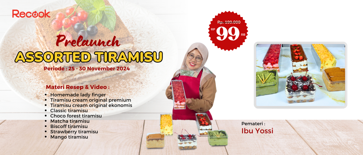 Recook - Kelas Baking Online Terbesar di Indonesia